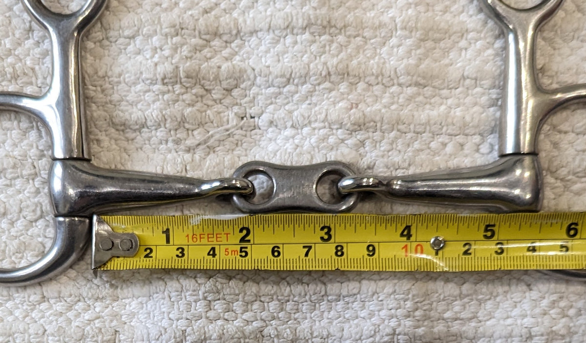 5" Hanging cheek french link snaffle bit (2175) – second hand horse bits