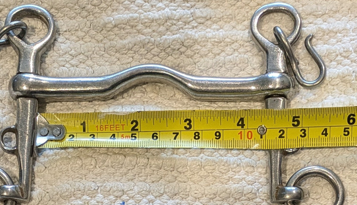 4.25" Fylde pony weymouth bit (2571) – second hand horse bits