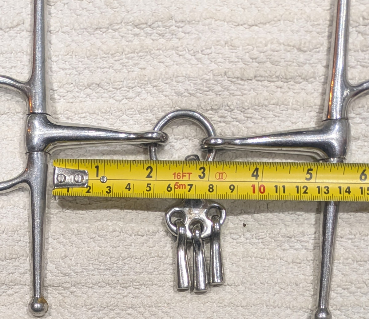 5" Full cheek breaking bit with keys (2648) – second hand horse bits