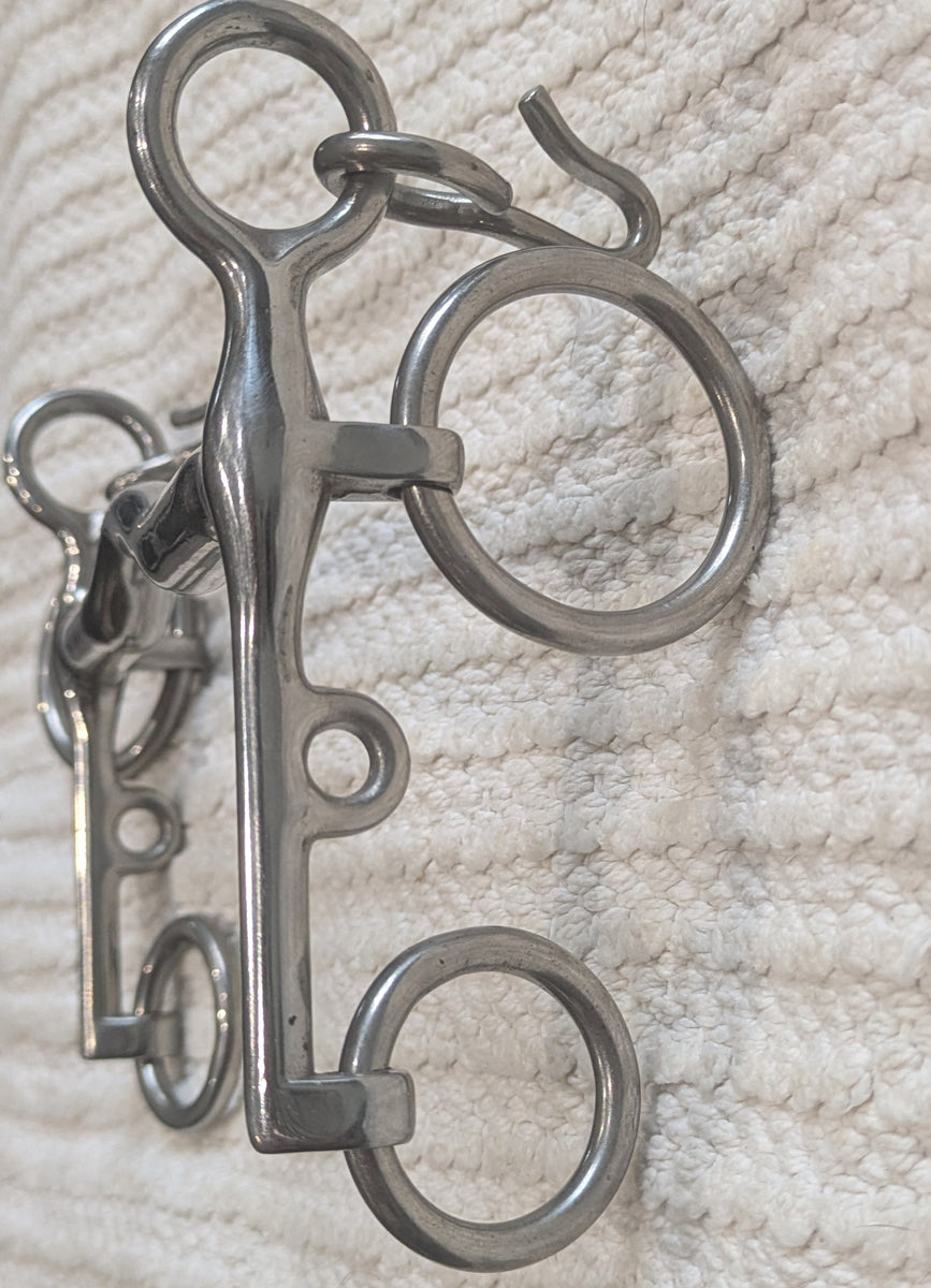 5" Show Pelham, Low Port (2625) – second hand horse bits